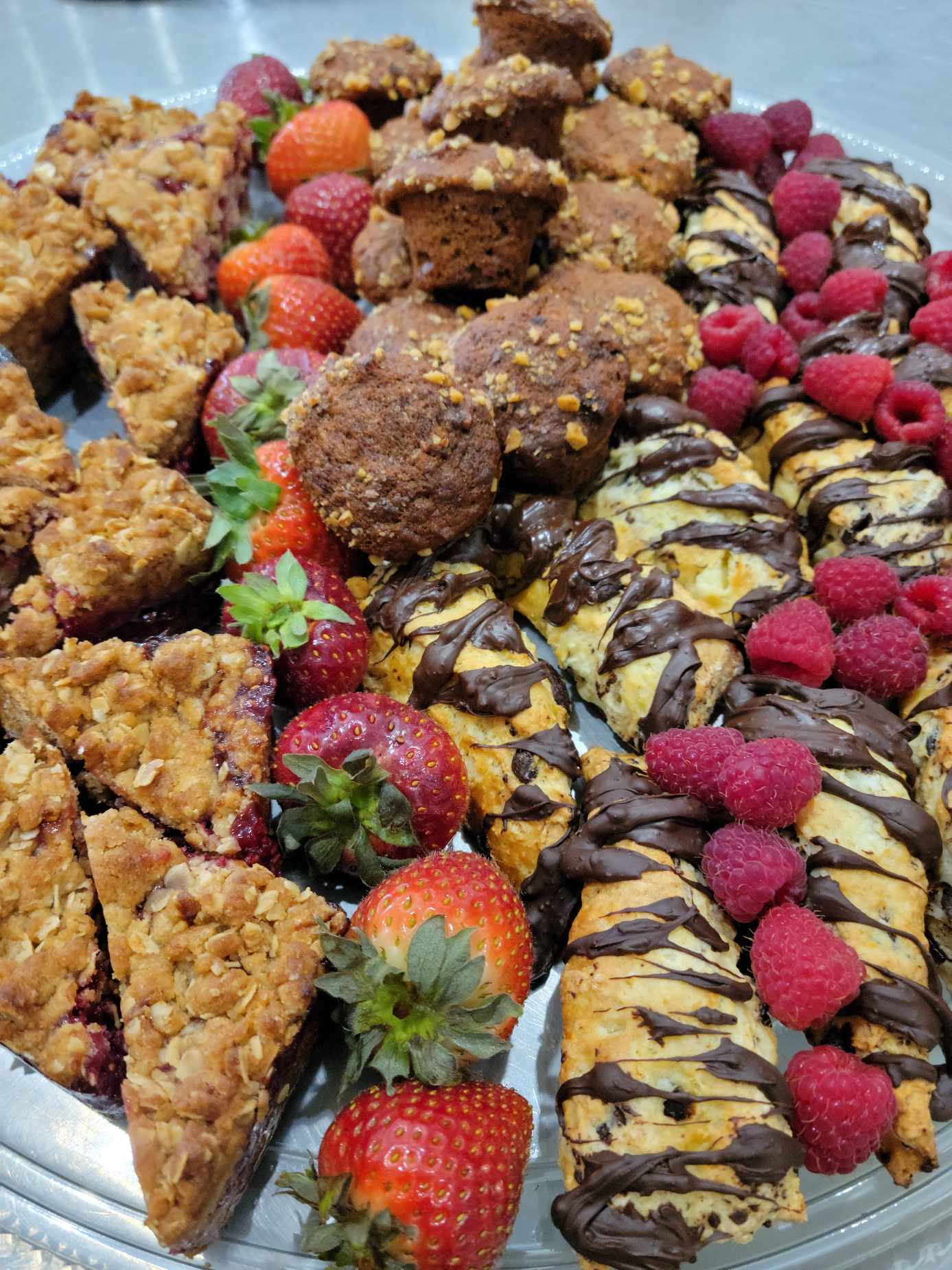 Plateau de collations/desserts et décoration de fruits frais – Les ...
